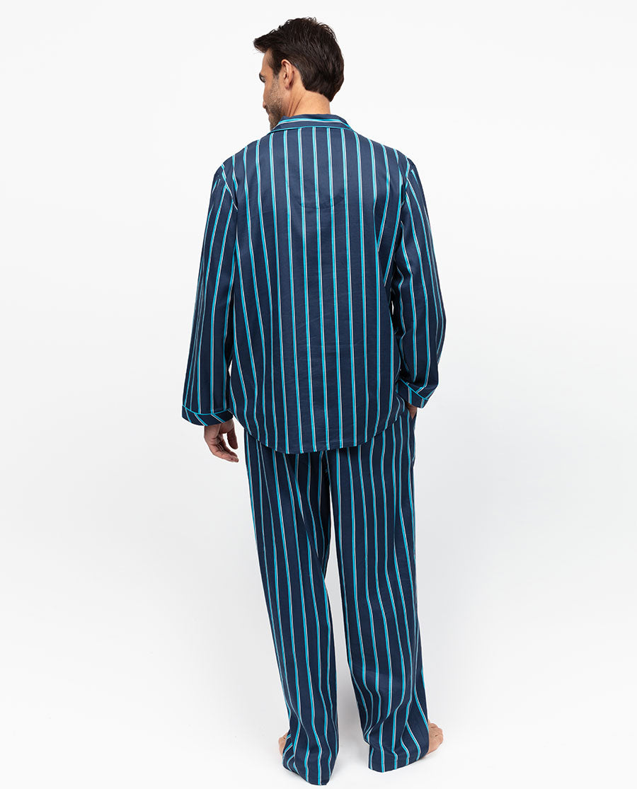 Marina Mens Printed Stripe Pyjama Set - Cyberjammies